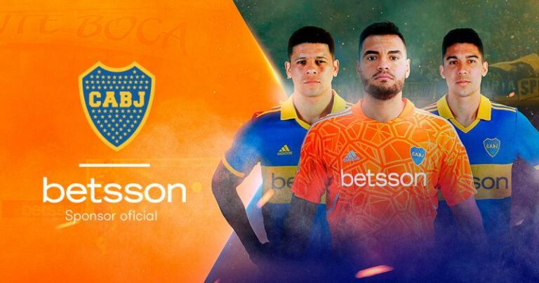 Betsson será el patrocinador de la camiseta de Boca Juniors hasta 2024